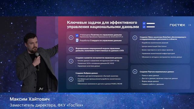 Максим Хайтович, Заместитель директора ГосТех