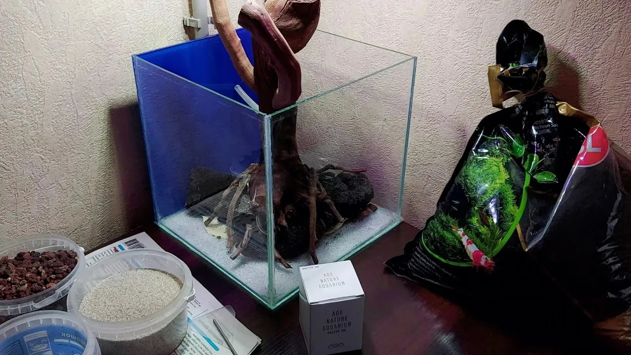 Запуск нано аквариума травника с нуля. Часть 1. Подготовка, создание хардскейпа.