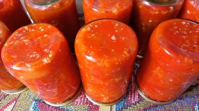 Рецепты из болгарского перца.Первый Лечо.Второй перец целый..mp4