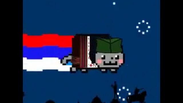 Serbian Nyan Cat (funny)