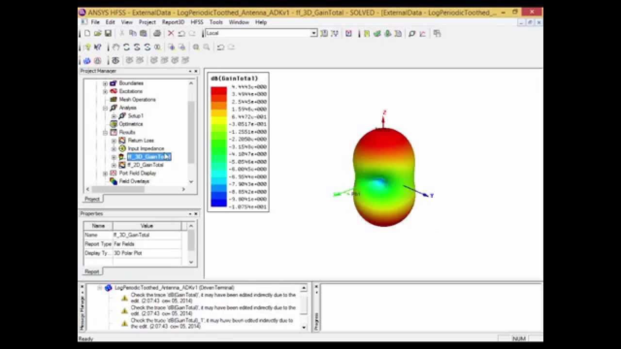 Импорт полей ближней зоны в Ansys HFSS из внешнего источника