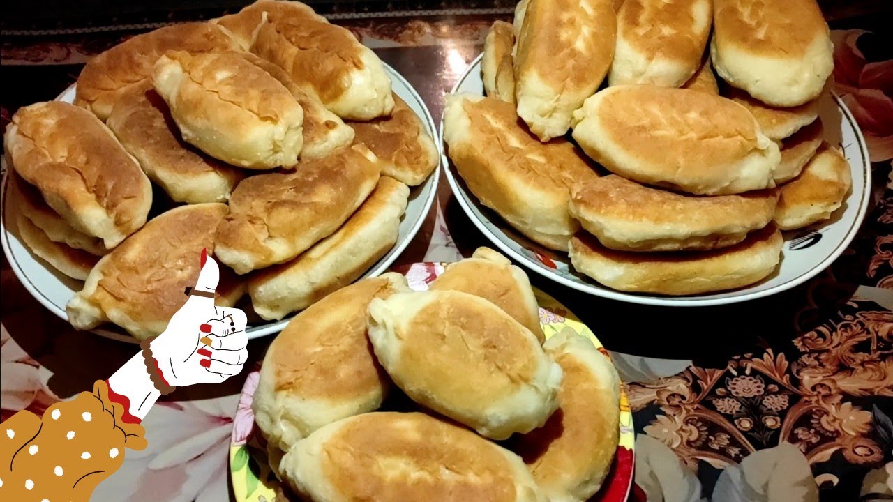 Пирожки с картошкой и грибами 2 начинки