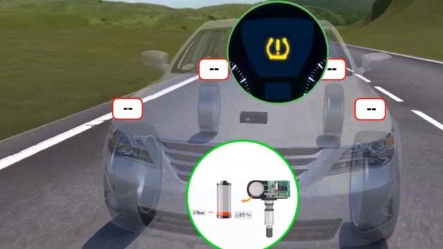 Замена датчика системы контроля давления в шинах