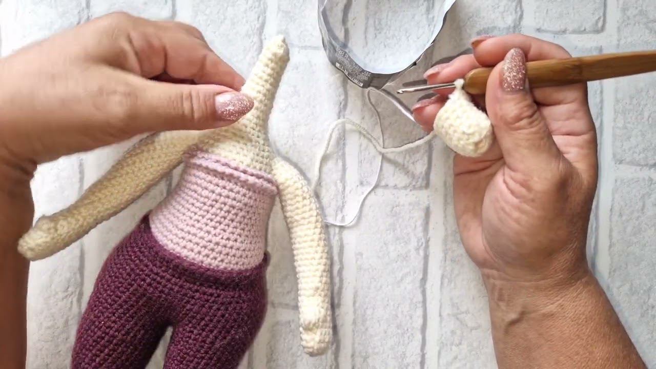 Мастер класс куколки Катюши Часть 5 Голова