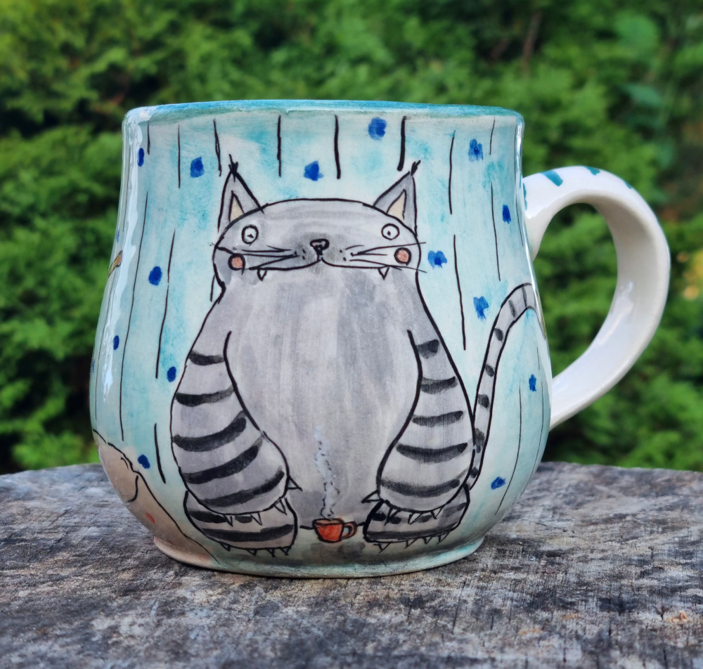 Коточашка "Серый полосатик"