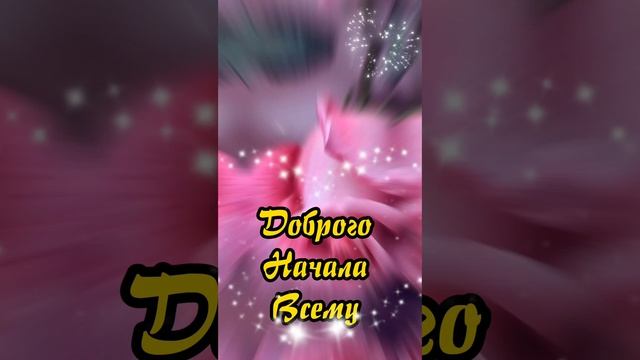 Утренний приветик для тебя!