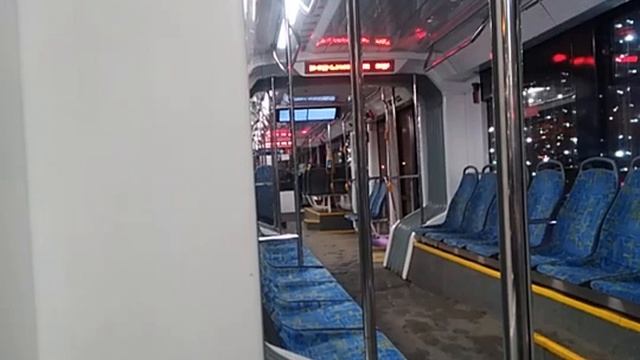 Поездка на Новогоднем Трамвае №7 Из Депо (ВДНХ Северная–Белорусский Вокзал) 28.01.2023