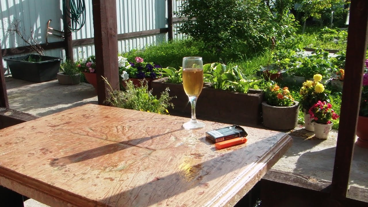 Столешница своими руками из искусственного камня (Stone table-top)