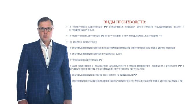 Конституционный судебный процесс. Тема 6