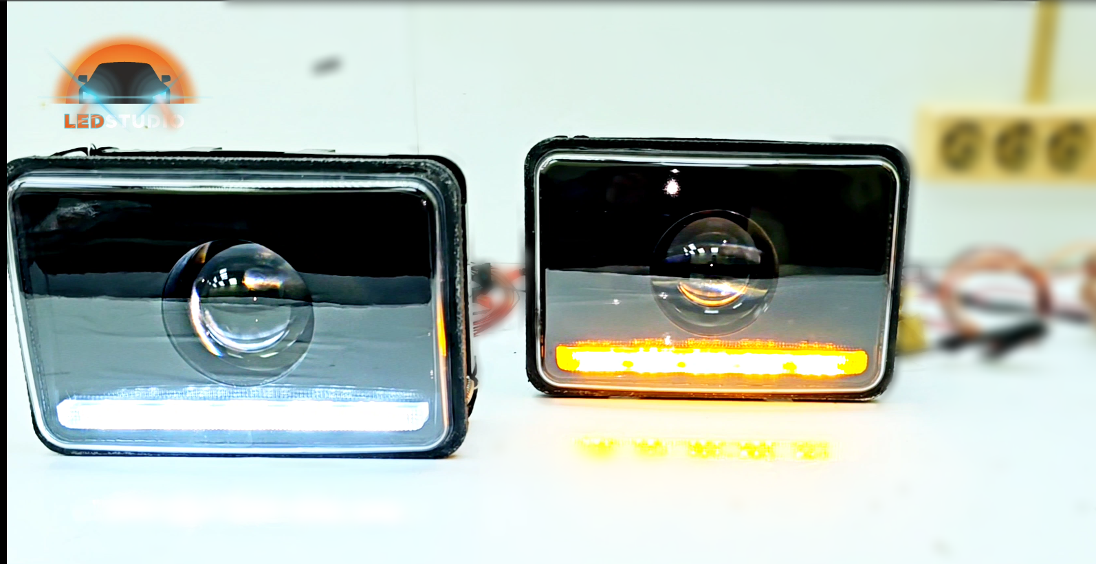 Lada ОКА тюнинг комплект фар от Ledstudio