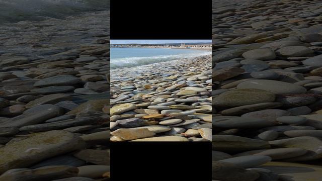 Геленджик, шум моря, прибой, морская волна, очень крупная галька🌊 13 сентября 2024 г.