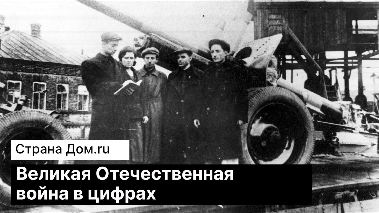 Страна Дом.ру. Великая Отечественная война в цифрах. Часть 1