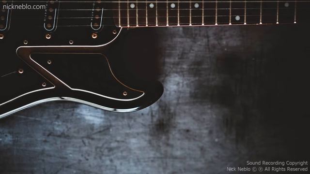 Slow Ambience Rock Guitar Backing Track A Minor