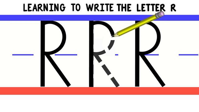 Write the Letter R
