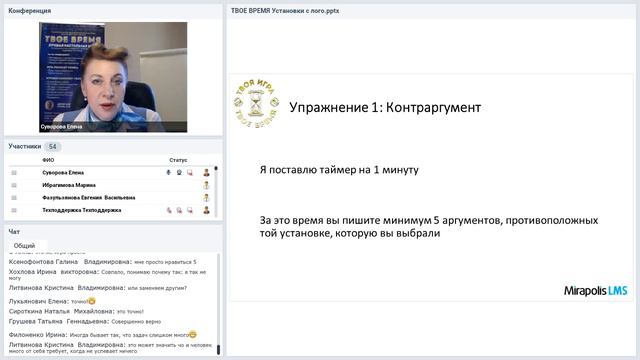 Тайм-менеджмент убеждения о времени полезные и не очень Вебинар Елены Суворовой 2020 г.