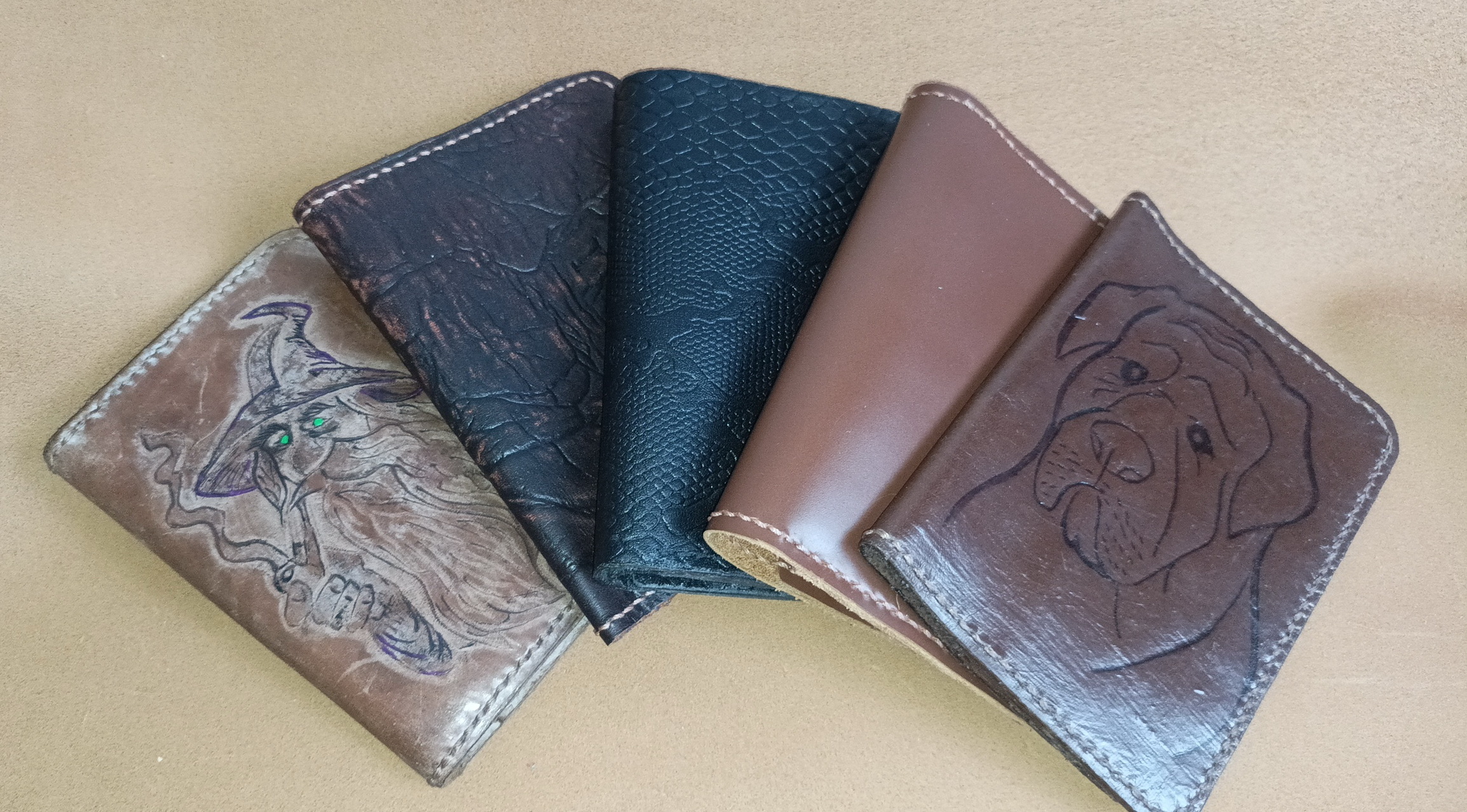 Обложки для документов из кожи своими руками