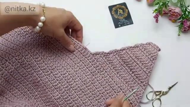 Вяжем крючком сумку шоппер