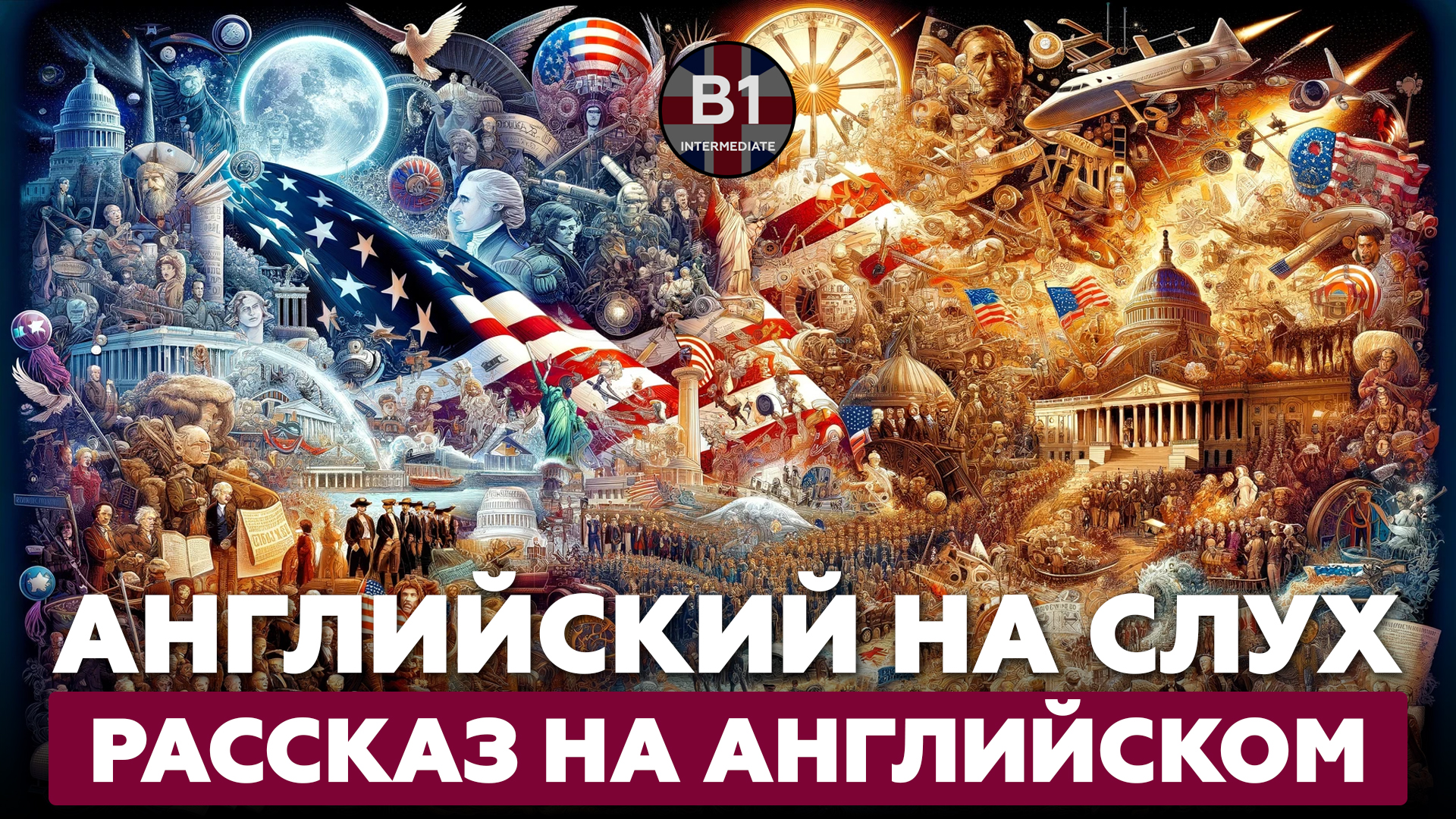 Английский на слух - история для практики. Уровень - B1.