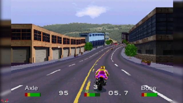 Road Rash (1994) PS 1/ Level 3. The Peninsula. Super Bike Corsair Raven N 600cc