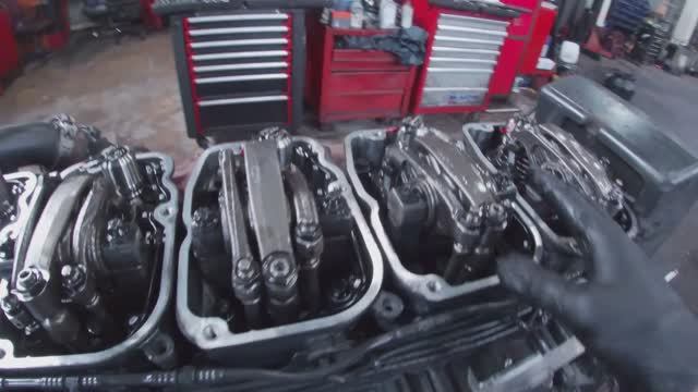 регулировка клапанов и преднатяг форсунок dc13.mp4
