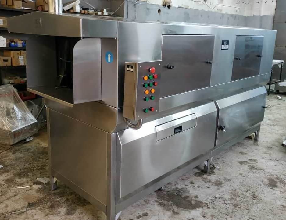 Машина для мойки ящиков ASP-600 на производстве