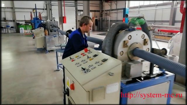 Видео как делается гофрированная вентиляционная труба, на самом лучшем европейском оборудовании