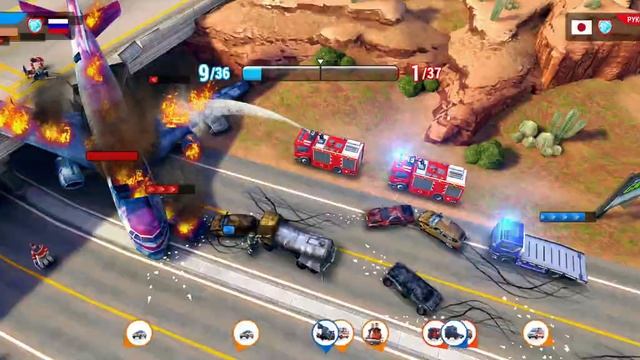 Автомобильная авария из-за самолёта! Airplane causes traffic accident! EMERGENCY HQ 1vs1