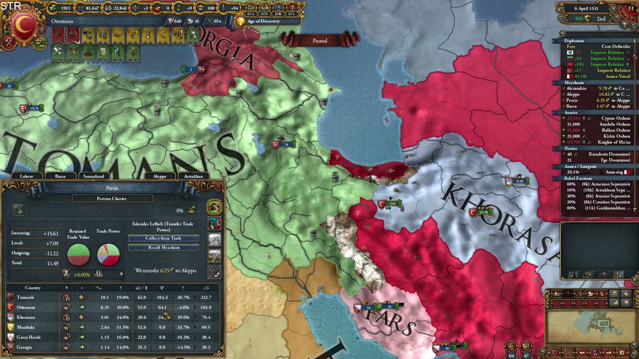 Europe Universalis IV 1.34.5 Casual ottomans часть 12.