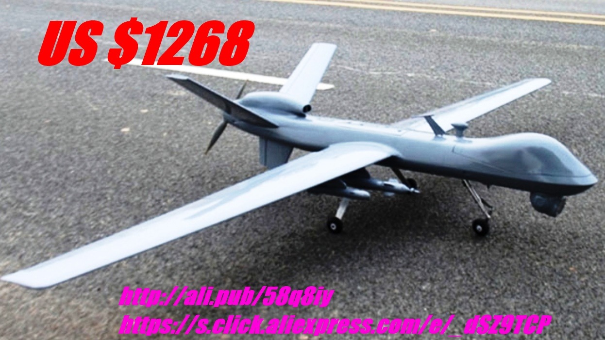 Беспилотный Летательный Аппарат, Dron MQ-9 UAV Scale Predator, Balsa FPV.