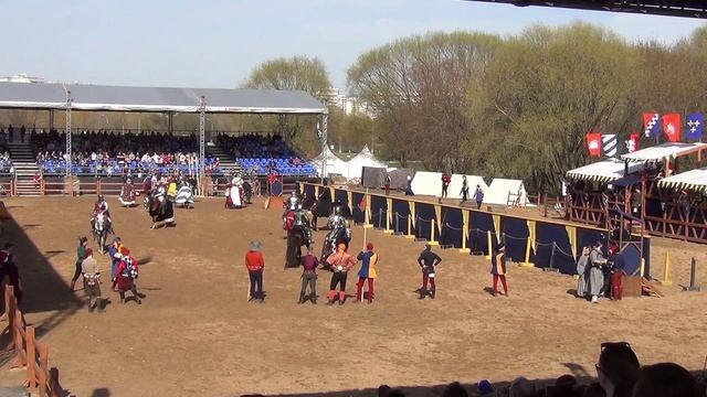 20170429 Турнир Святого Георгия 2017. Меле (бой за знамя) первого дня турнира