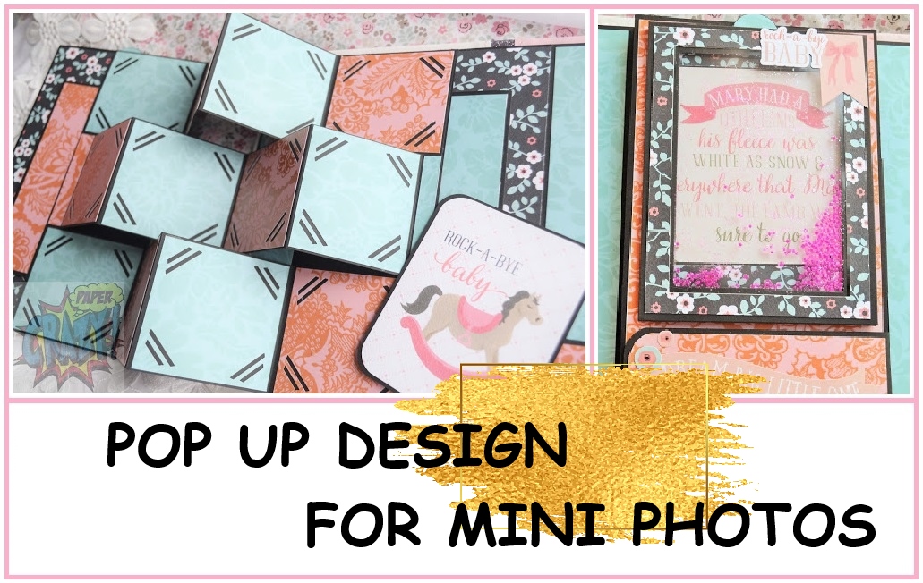 СКРАПБУКИНГ МАСТЕР КЛАСС / ФОТОАЛЬБОМ ДЛЯ ДЕВОЧКИ "Rock-a-bye baby" СТРАНИЦА №1 / CRAZY PAPER