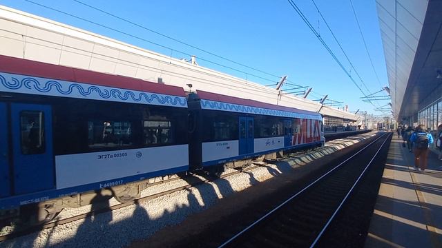 ЭГ2Тв ИВОЛГА прибывает на Курский  вокзал