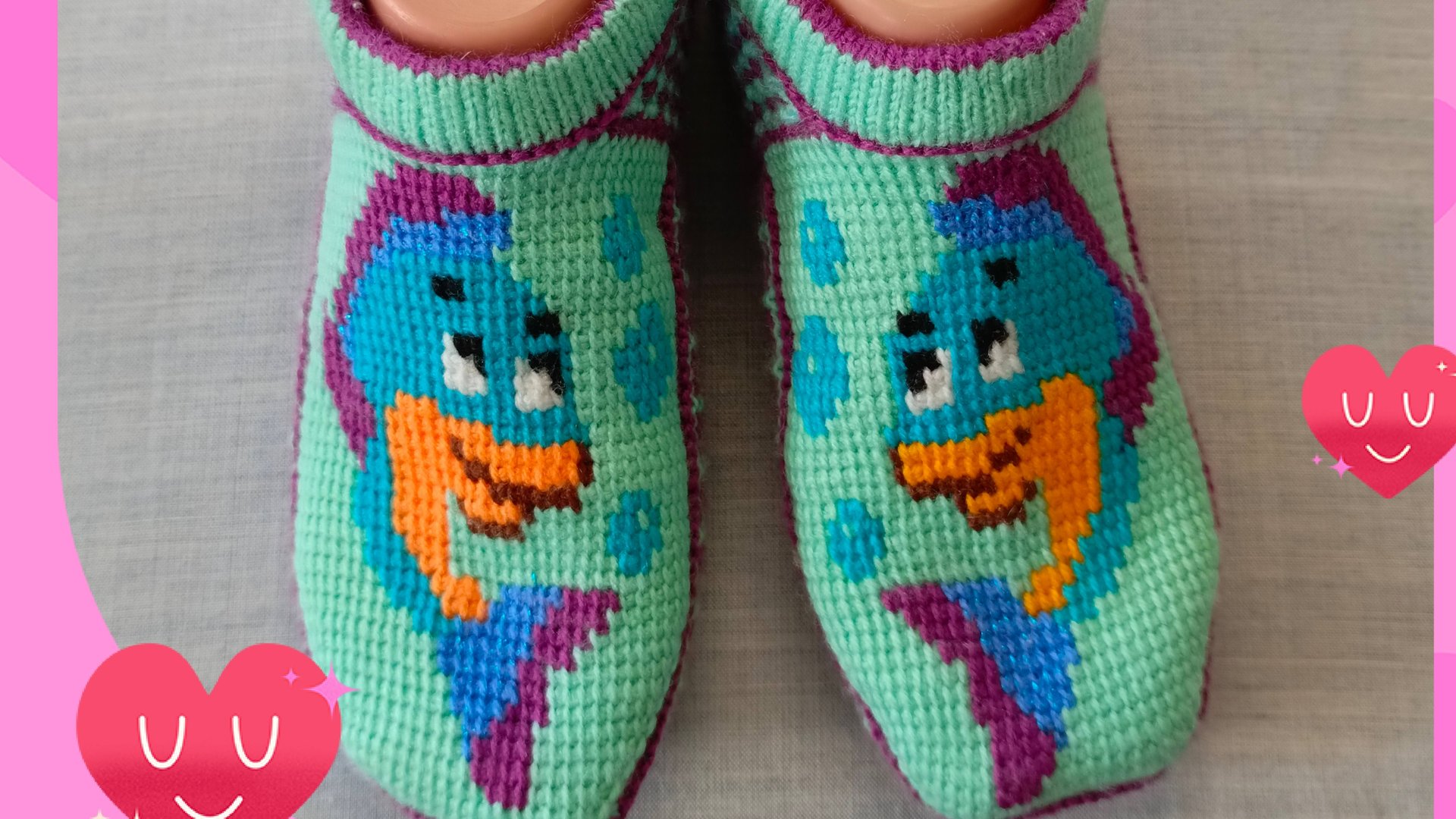 Мастер-класса следочков "Дельфинёнок 🐬Снежок" на 35-36 размер.