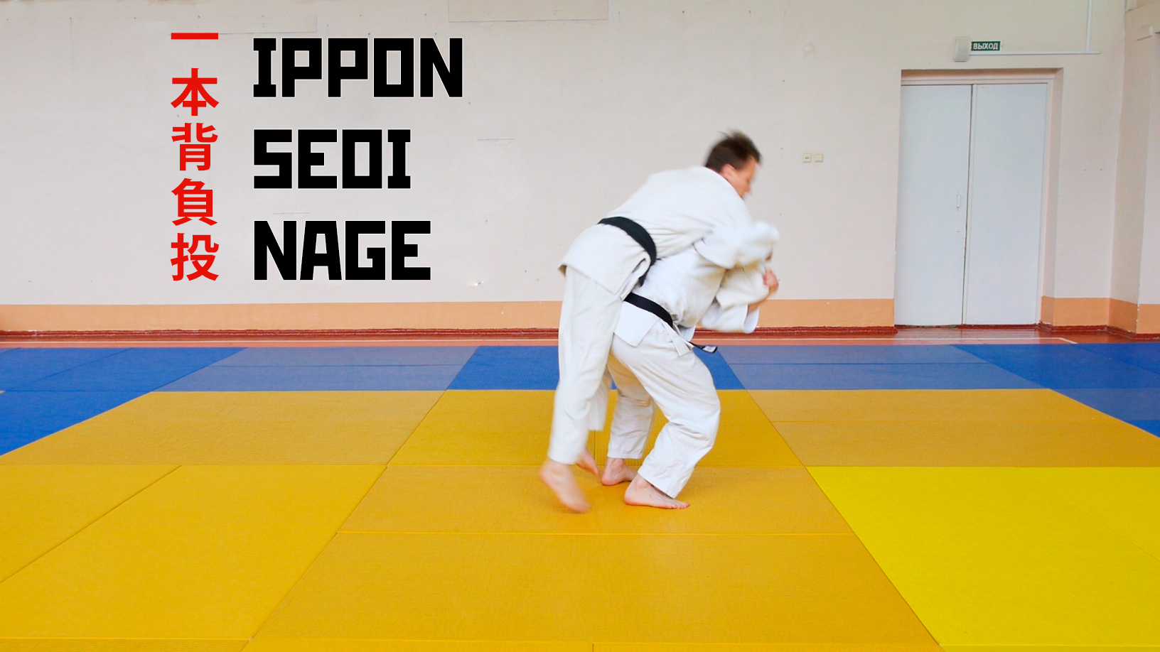 IPPON SEOI NAGE / Бросок через плечо / 一本背負投