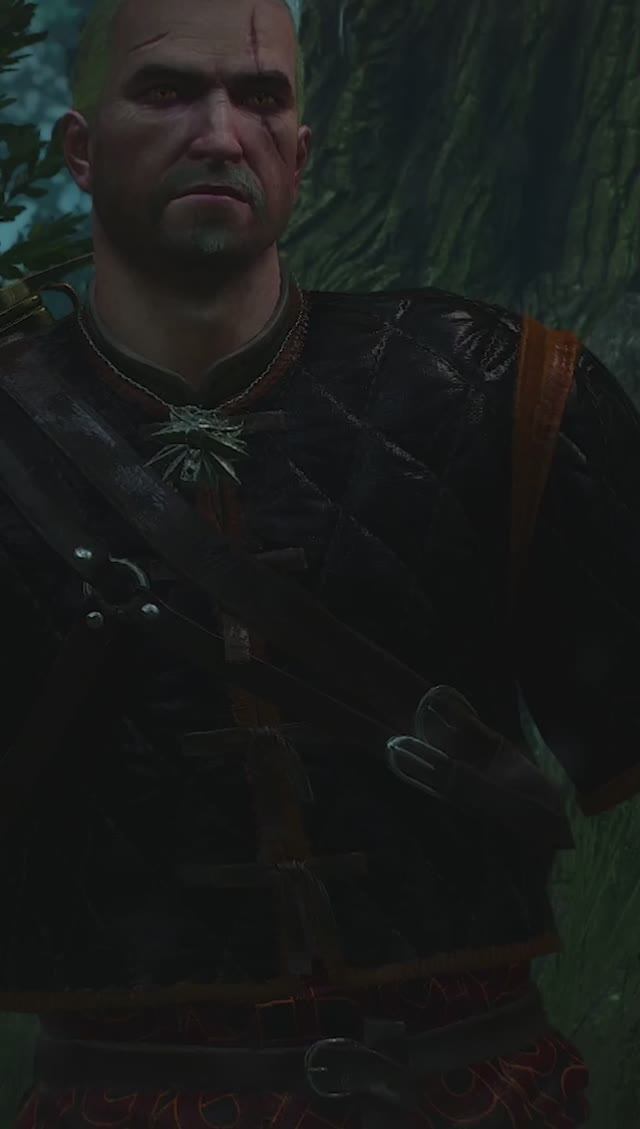 Ведьмак 3 встреча с лесным чудовищем!