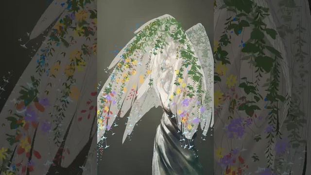 Прессованные цветочные крылья