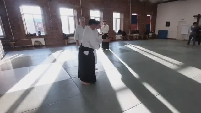 Айкидо. Зарисовка с тренировки в Треугольнике (наб.Обводного канала, 136, 4 этаж).