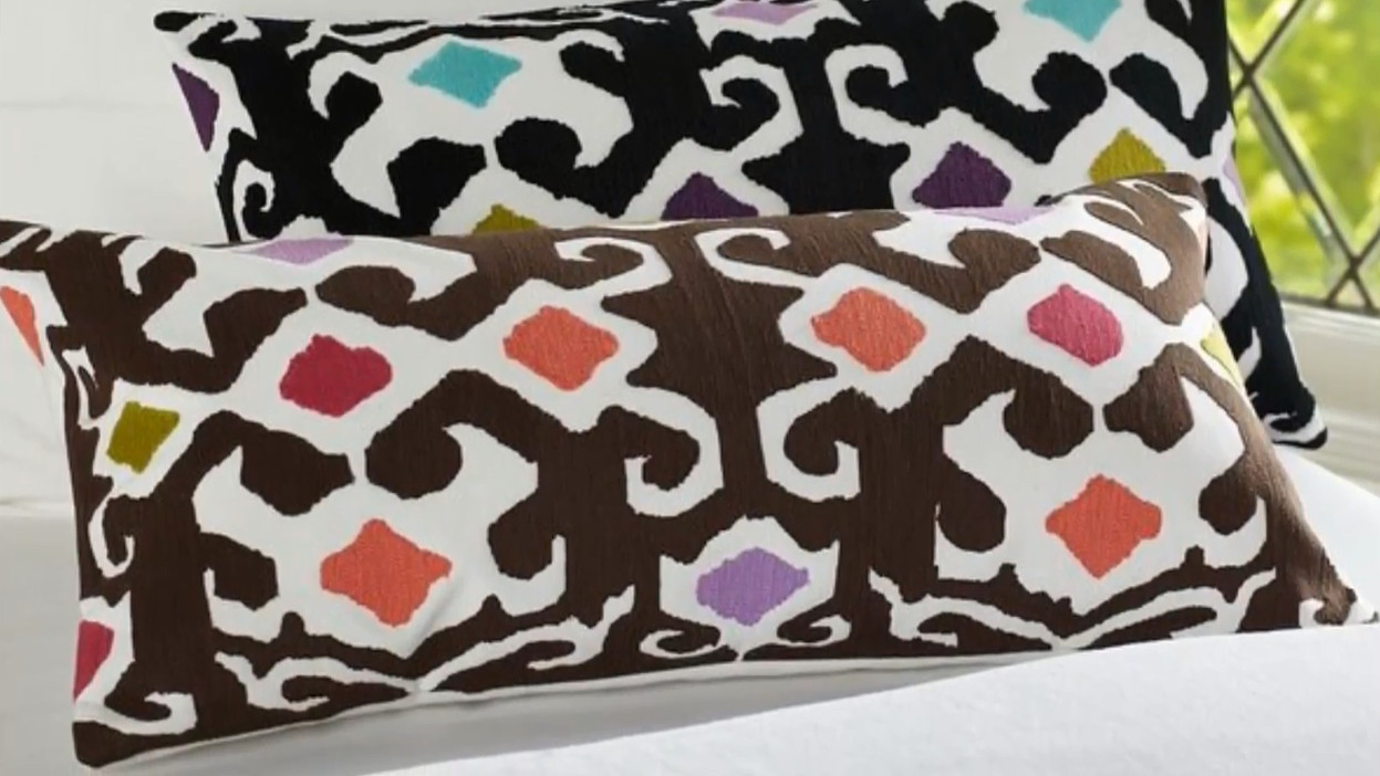 Орнамент икат в интерьере