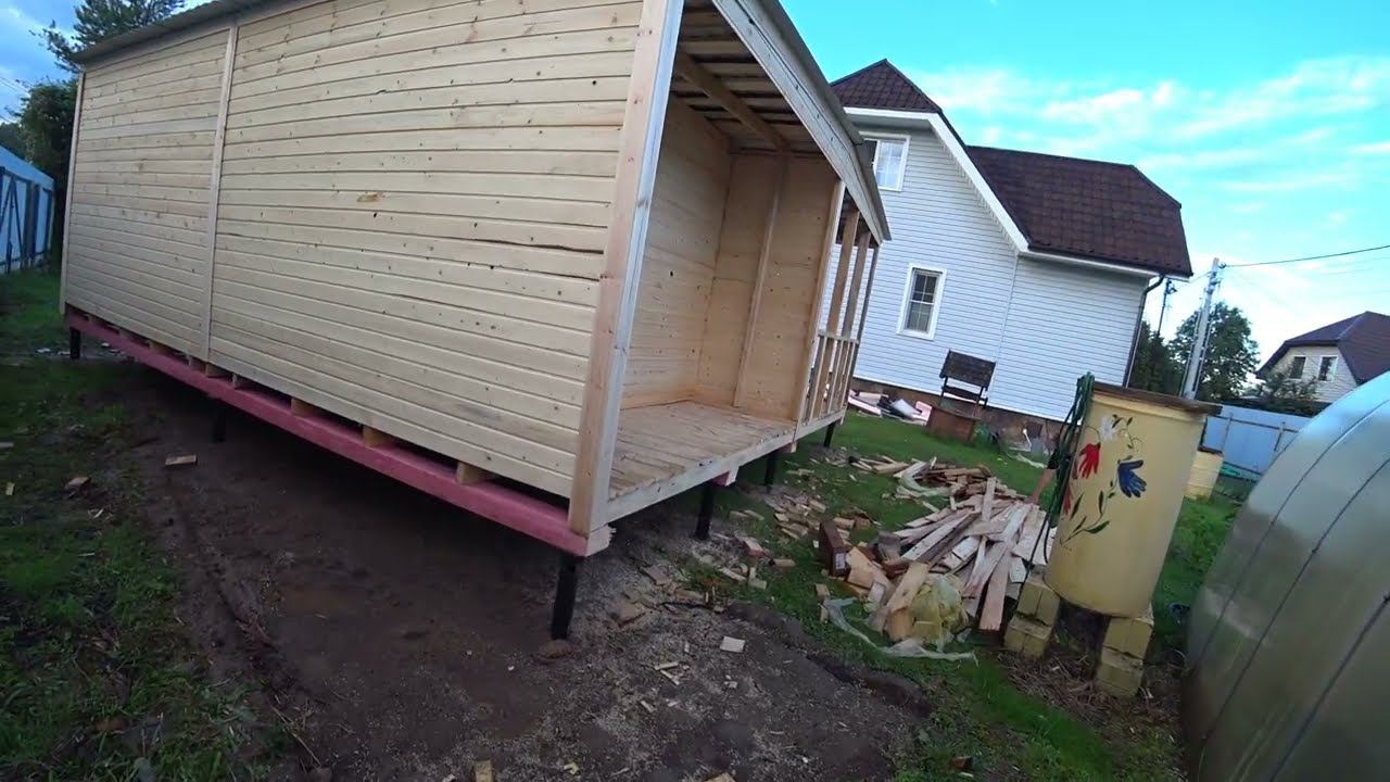 Построили бытовку/ Огромина))