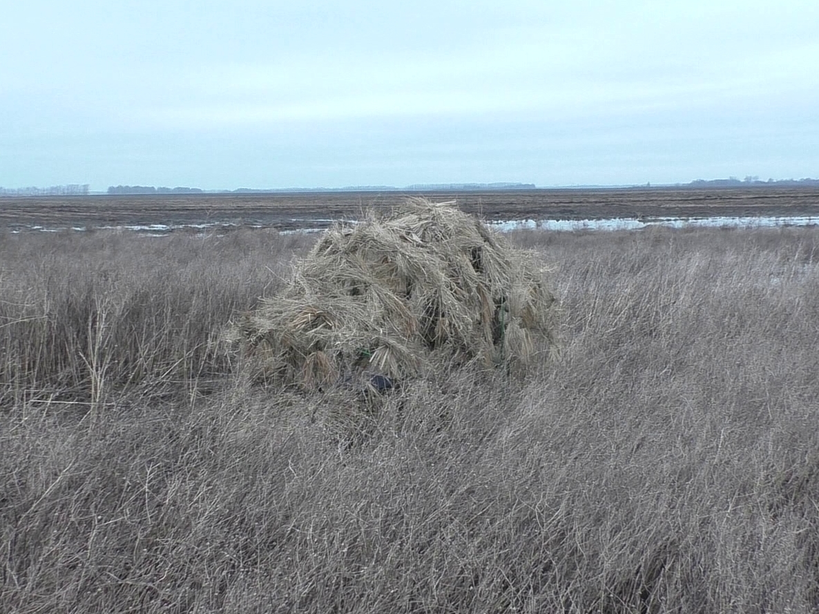 Самый лучший самодельный скрадок своими руками на гуся и утку. Homemade skradok for goose and duck.