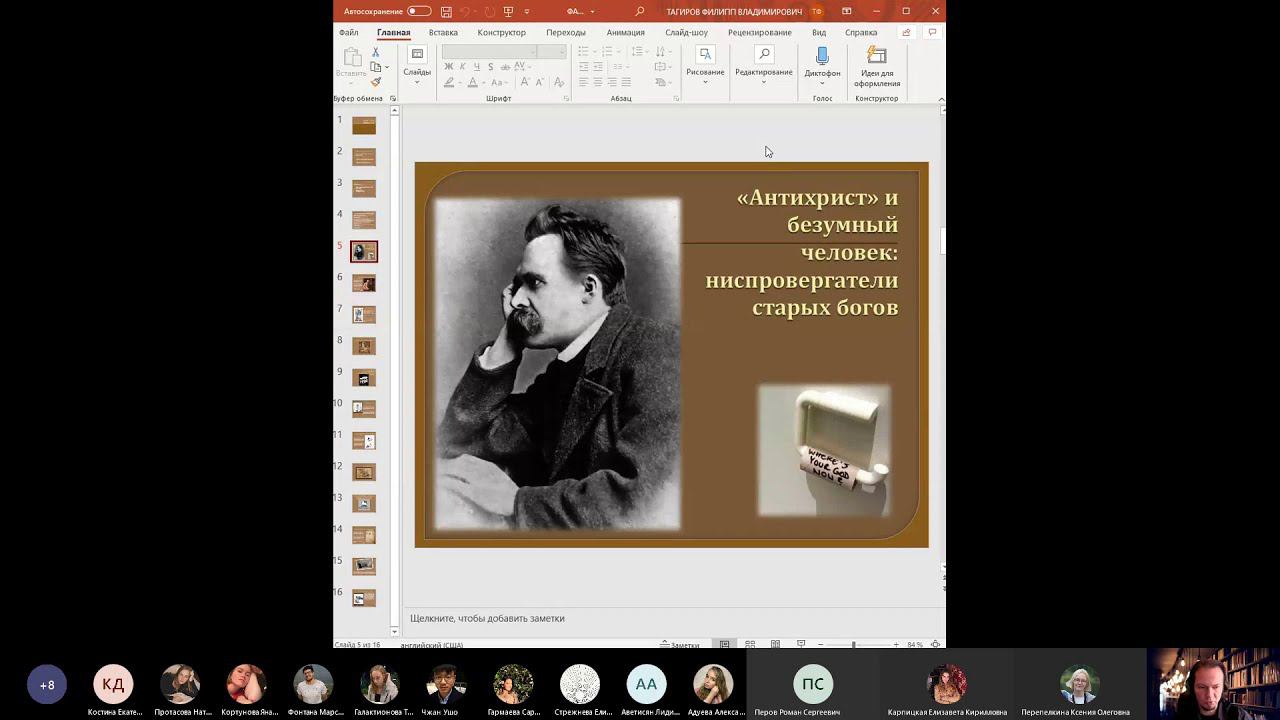 Человек, сверхчеловек и последний человек у Ф Ницше