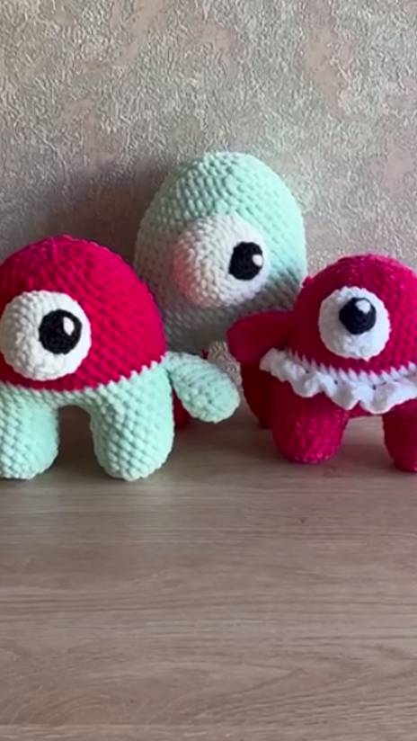 Симпатюлю я связала, но она вдруг заскучала одиноко стало ей навязала ей друзей !