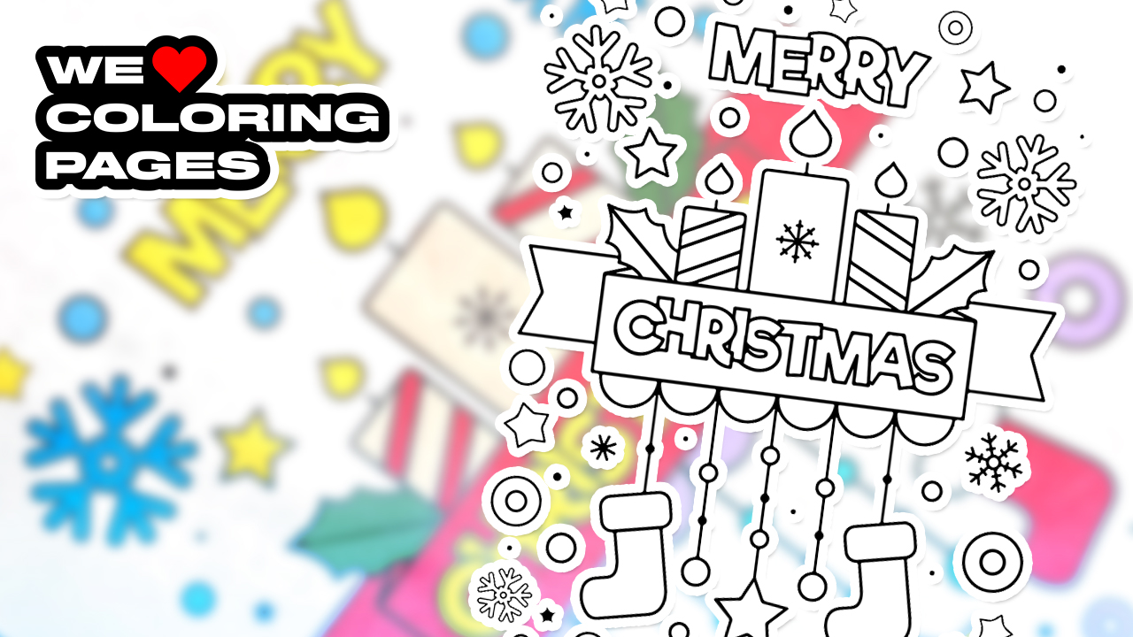 #79 Счастливого Рождества Раскраска | МЫ ❤️ РАСКРАСКИ