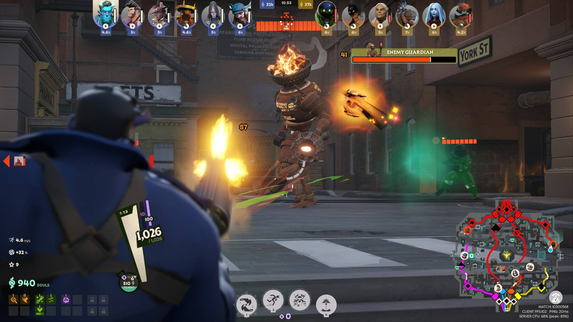 3DNews играет в Deadlock, полный матч за Абрамса