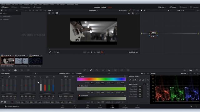 Цветокоррекция в DaVinci #4_ основы работы с цветовыми кругами (Color wheels).mp4