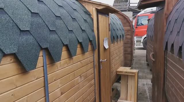 #Баня-квадро 6 метров с помывочной #баня-бочка