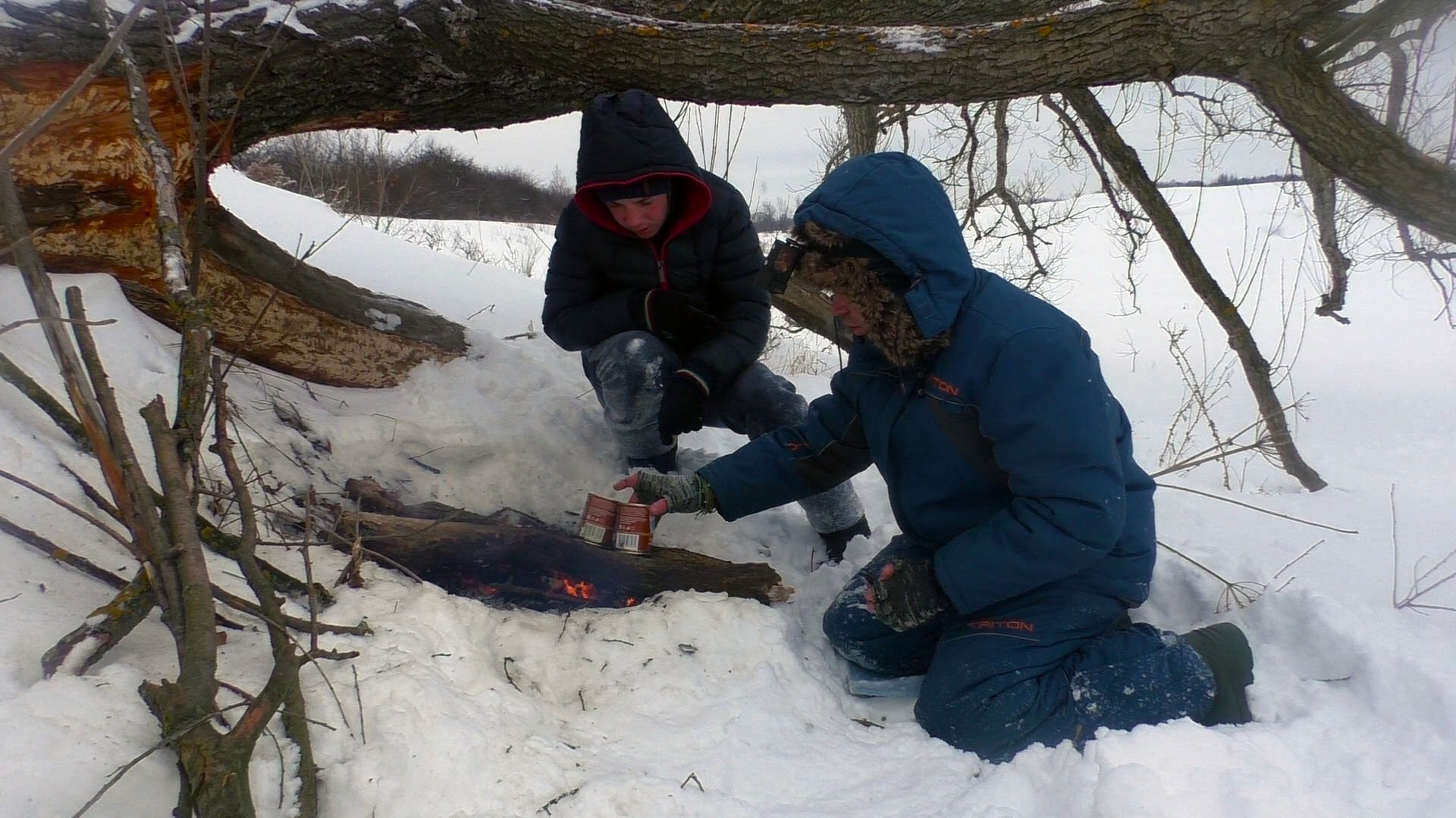 На рыбалку после снегопадов