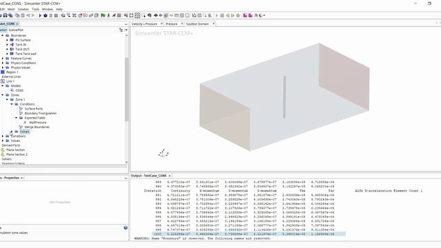 Связанный гидрогазодинамический анализ Star-CCM+ и NX/Simcenter3D. Вариант 1.