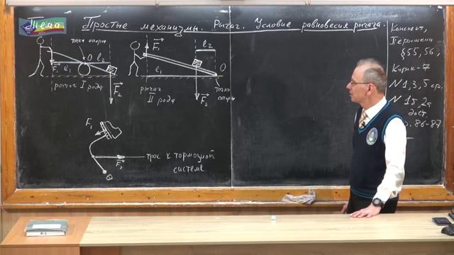 Урок 78 (осн). Простые механизмы. Рычаг. 
Условие равновесия рычага. 
480р 1.5x