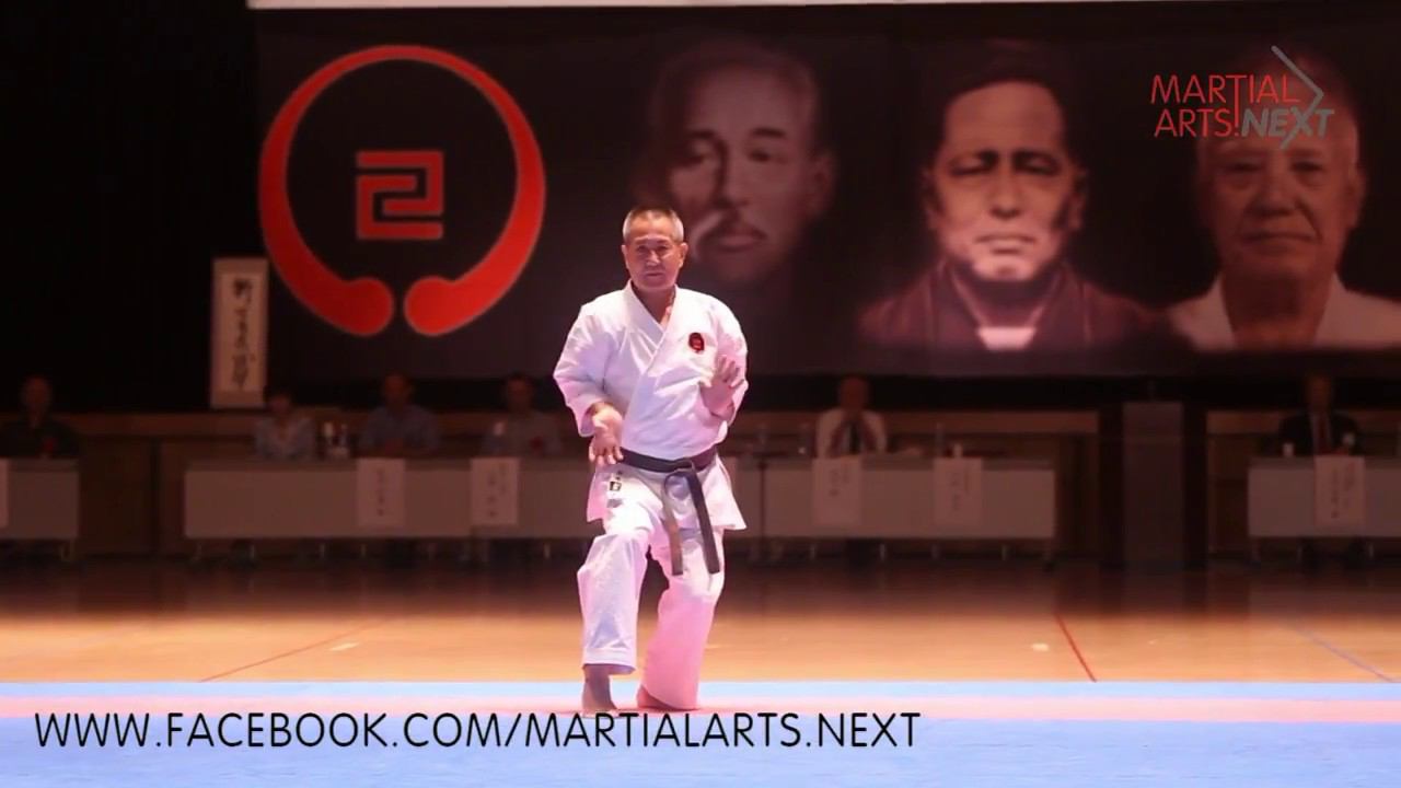 Goju Ryu karate-do. Sensei Yonekazu Uehara IOGKF World Budosai 2016 Video#15